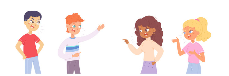 Marriage conflicts and misunderstandings Vector Image