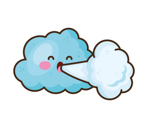 Cloud Face Blowing Vector Images (over 180)