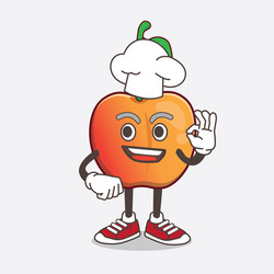 Royal ann cherry cartoon mascot character Vector Image