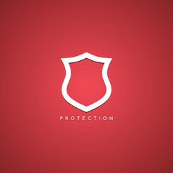 Protection shield theme Royalty Free Vector Image