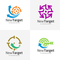 Target logo template creative logo design Vector Image
