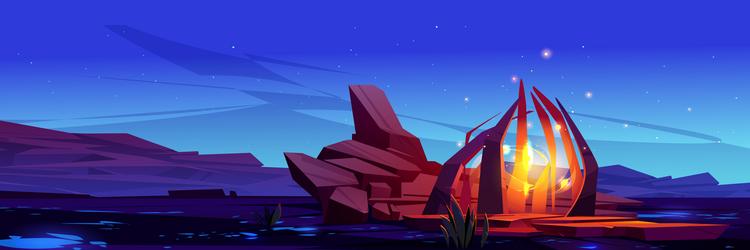 Fantasy game portals magic doors to alien world Vector Image