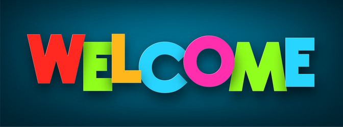 Welcome on board sign the wall Royalty Free Vector Image