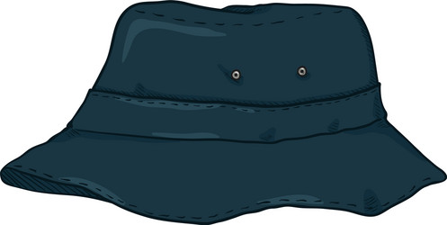 Single cartoon bucket hat urban street style Vector Image