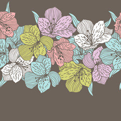 Seamless floral pattern abstract texture Vector Image
