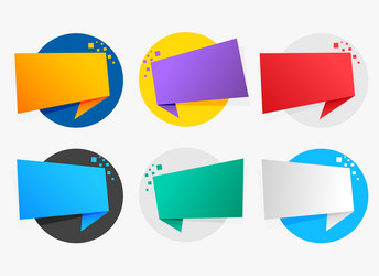 Collection of paper notes with copy space for text