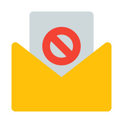 Spam message used for multiple cyber attacks Vector Image