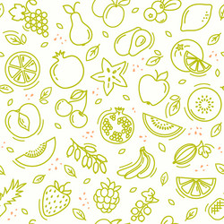 Fruit mix pattern 1 Royalty Free Vector Image - VectorStock