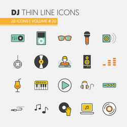 Big music icons set Royalty Free Vector Image - VectorStock