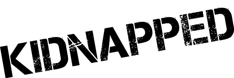 Kidnapped rubber stamp Royalty Free Vector Image