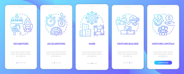 Types of confirmatory bias blue gradient Vector Image Types of confirmatory bias blue gradient Vector Image