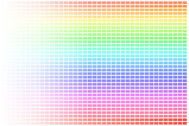Color palette with every hue Royalty Free Vector Image