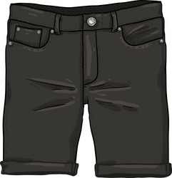 Cartoon - ripped denim jeans pants Royalty Free Vector Image
