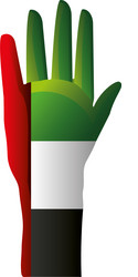 Hand Uae Flag Vector Images (over 140)