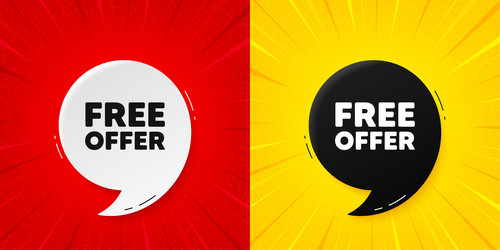 Free shipping tag delivery included sign flash Vector Image