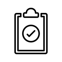 Project schedule icon Royalty Free Vector Image