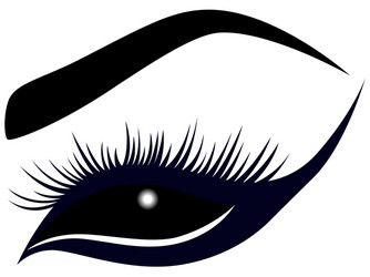 Lashes Royalty Free Vector Image - VectorStock