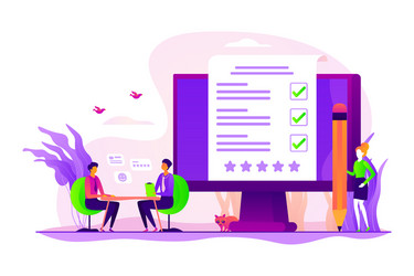 Cartoon Evaluation Employee Vector Images (over 430)