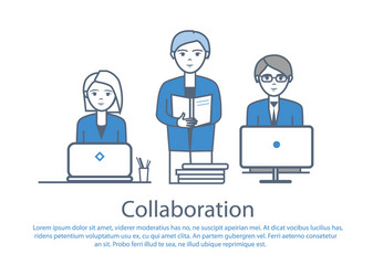 Collaboration Poster Vector Images (over 1,500)
