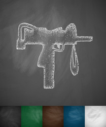 Fire weapon icon Royalty Free Vector Image - VectorStock