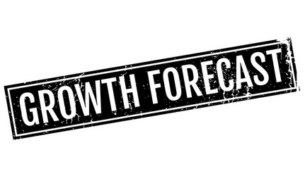 Growth forecast rubber stamp Royalty Free Vector Image