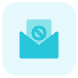 Spam message used for multiple cyber attacks Vector Image