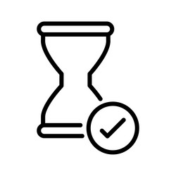 Waiting time icon Royalty Free Vector Image - VectorStock