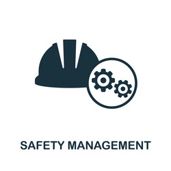 Safety management icon simple element from Vector Image