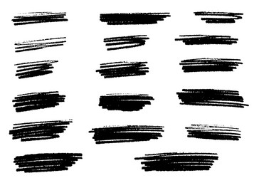 Grunge texture line paint brush stroke Royalty Free Vector