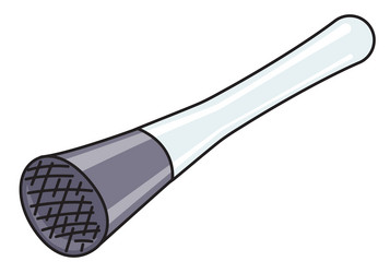 Hand-drawn doodle cartoon style muddler bar Vector Image
