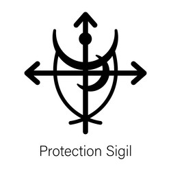 Sigil lucifer- a symbol satanic god lucifer Vector Image