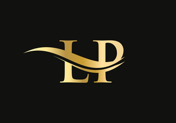 Letter p beauty women face logo design Royalty Free Vector