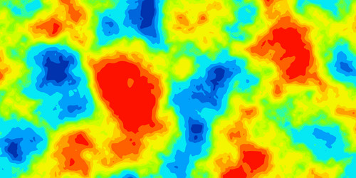 Abstract rainbow heatmap of temperature Royalty Free Vector