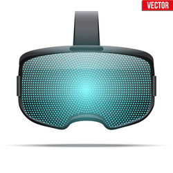 Original 3d vr headset Royalty Free Vector Image