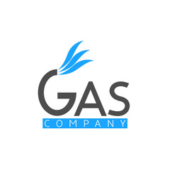 Gas company logo Royalty Free Vector Image - VectorStock