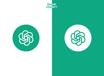 Openai chatgpt logo icon Royalty Free Vector Image