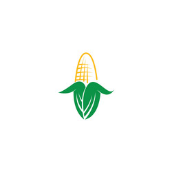 Sweet corn icon logo design Royalty Free Vector Image
