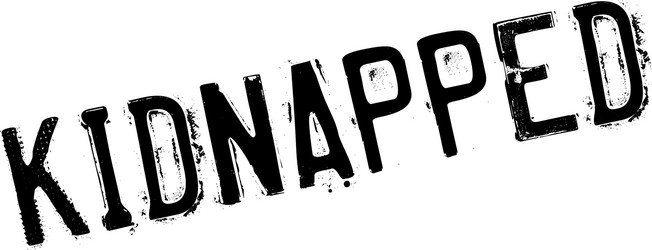 Kidnapped rubber stamp Royalty Free Vector Image