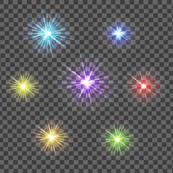 White glowing light burst explosion Royalty Free Vector