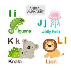 Animal Alphabet I Vector Images (over 410)