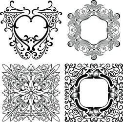 Design elements frame Royalty Free Vector Image