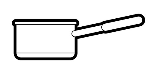 Steel cooking pan Royalty Free Vector Image - VectorStock