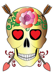 Skull Love Vector Images (over 4,300)
