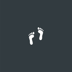 Footprint Font Alphabet Vector Images (over 390)