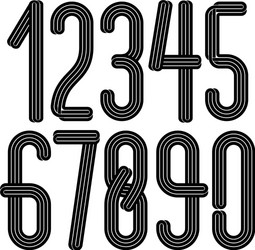Funky Numbers Vector Images (over 2,000)