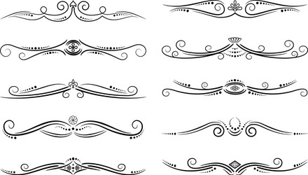 Page rules Royalty Free Vector Image - VectorStock