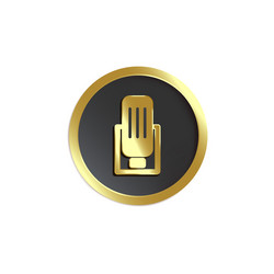 Golden Microphone Vector Images (over 1,500)