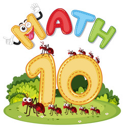 Number 10 Cartoon Vector Images (over 1,100)