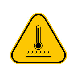 Hot Warning Sign