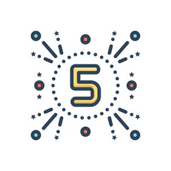 Fifth Royalty Free Vector Image - VectorStock